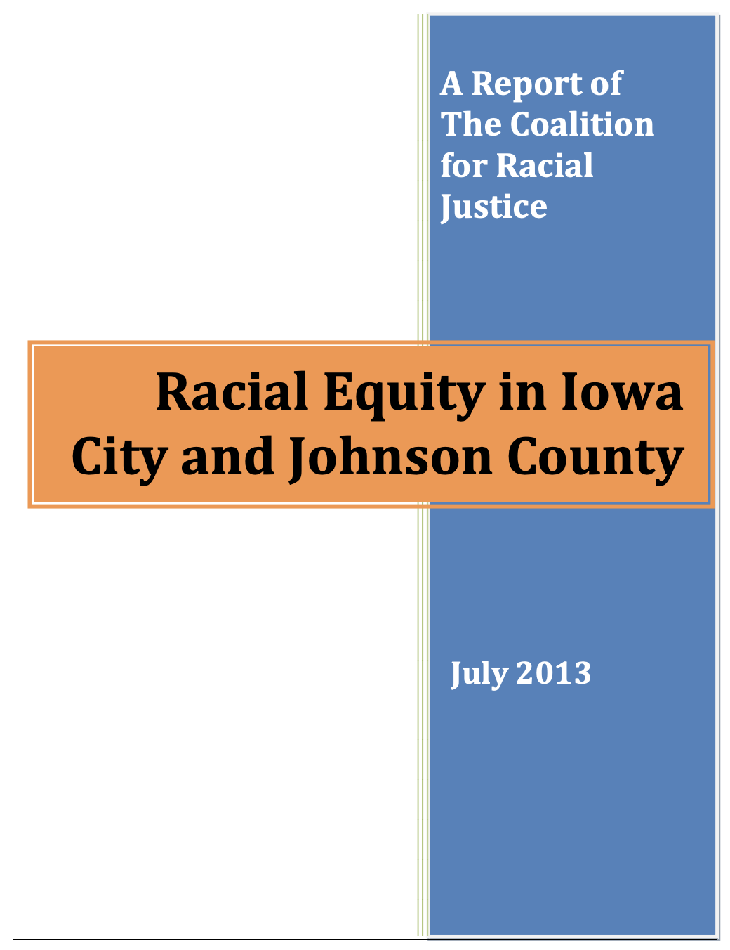 Racial Equity – West Wind Education Policy